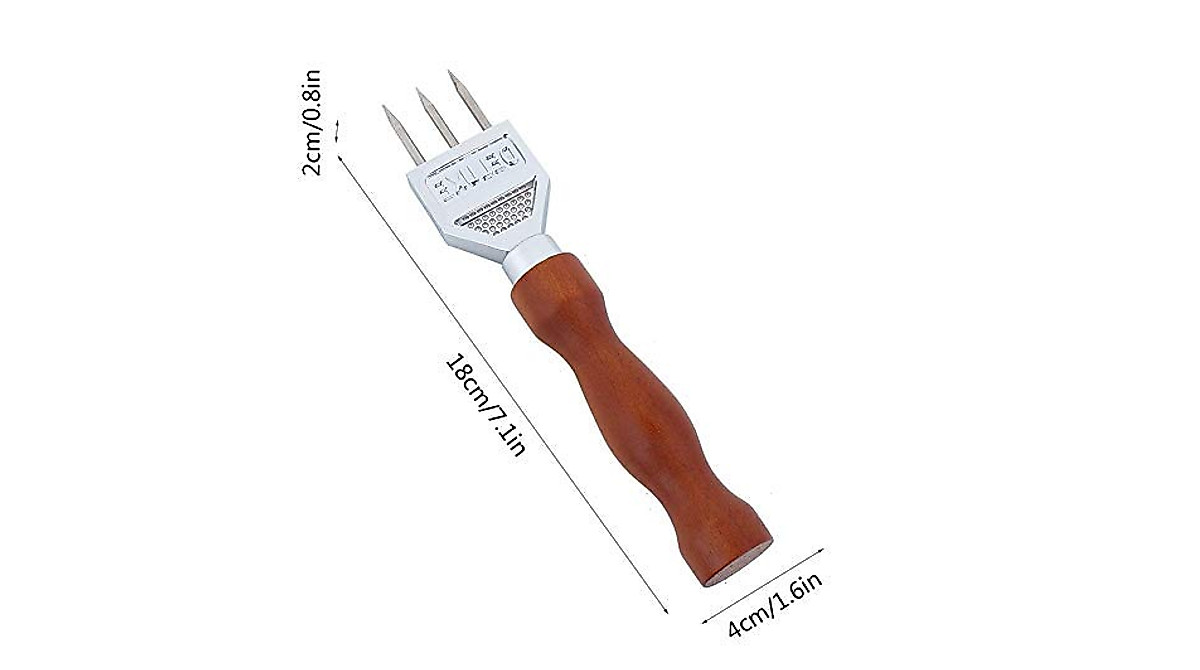 Durable Stainless Steel Ice Pick - Wood Handle Ice Crusher