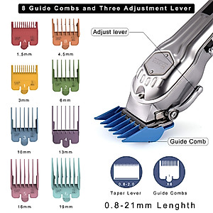 SURKER Mens Hair Clippers Cord Cordless Hair Trimmer Professional Haircut Kit for Men Rechargeable LED Display