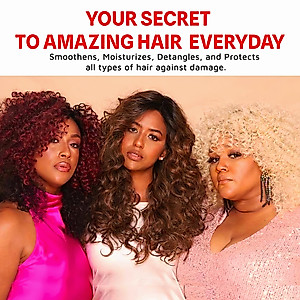 Pro Series Leave In Conditioner Spray 8oz - Daily Hair Care Treatment, Heat Protectant, Anti-Frizz, Moisturizes, Detangles & Restores Damaged Hair for Healthy & Smooth Lace Wig, Toupee & Hair Systems