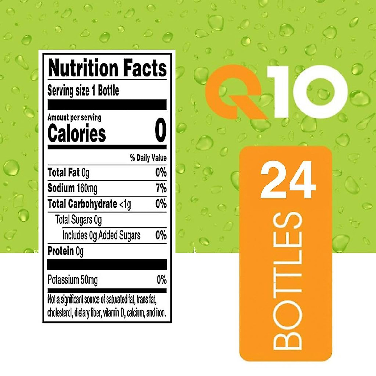 QUALITATT 10 BOX - with Flavor Cool Blue Zero 24 Pack of Sport Drink Plastic Bottles 12 fl oz