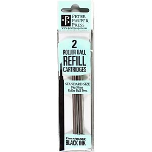 Roller Ball Pen Refill (2-Pack) (Rollerball Pen) (Designer Pens)