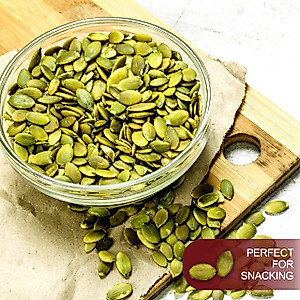 We Got Nuts Pumpkin Seeds Healthy Snacks 5Lbs (80oz) Bag | Raw Pepitas No Preservatives Added, 100% Natural With No Shell | For Baking, Salad Toppings, Cereal, Roasting | Low Calorie Nuts,