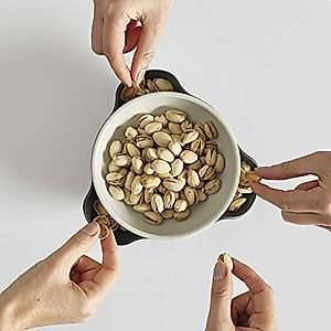 Joseph Joseph 20156 Double Dish Pistachio and Snack Serving Bowl, Gray