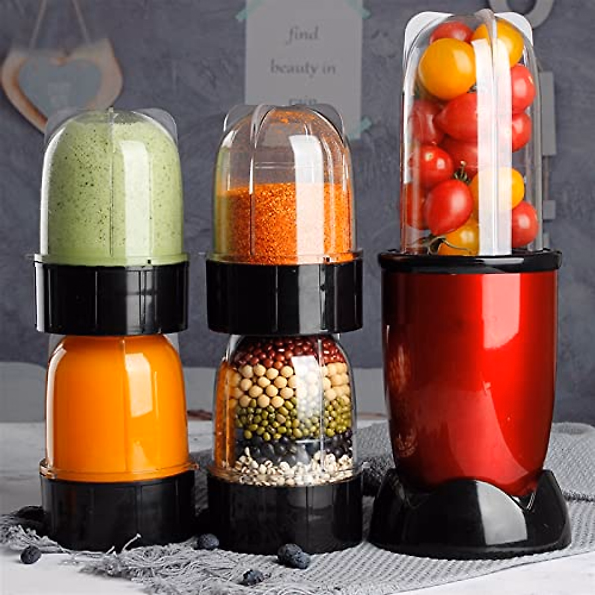 TANACC Portable Juice Blender Electric Juicer 220V Mini Household Automatic Blender Multifunctional Juicer Machine High Quality Home Kitchen Fruit Juicer Cup