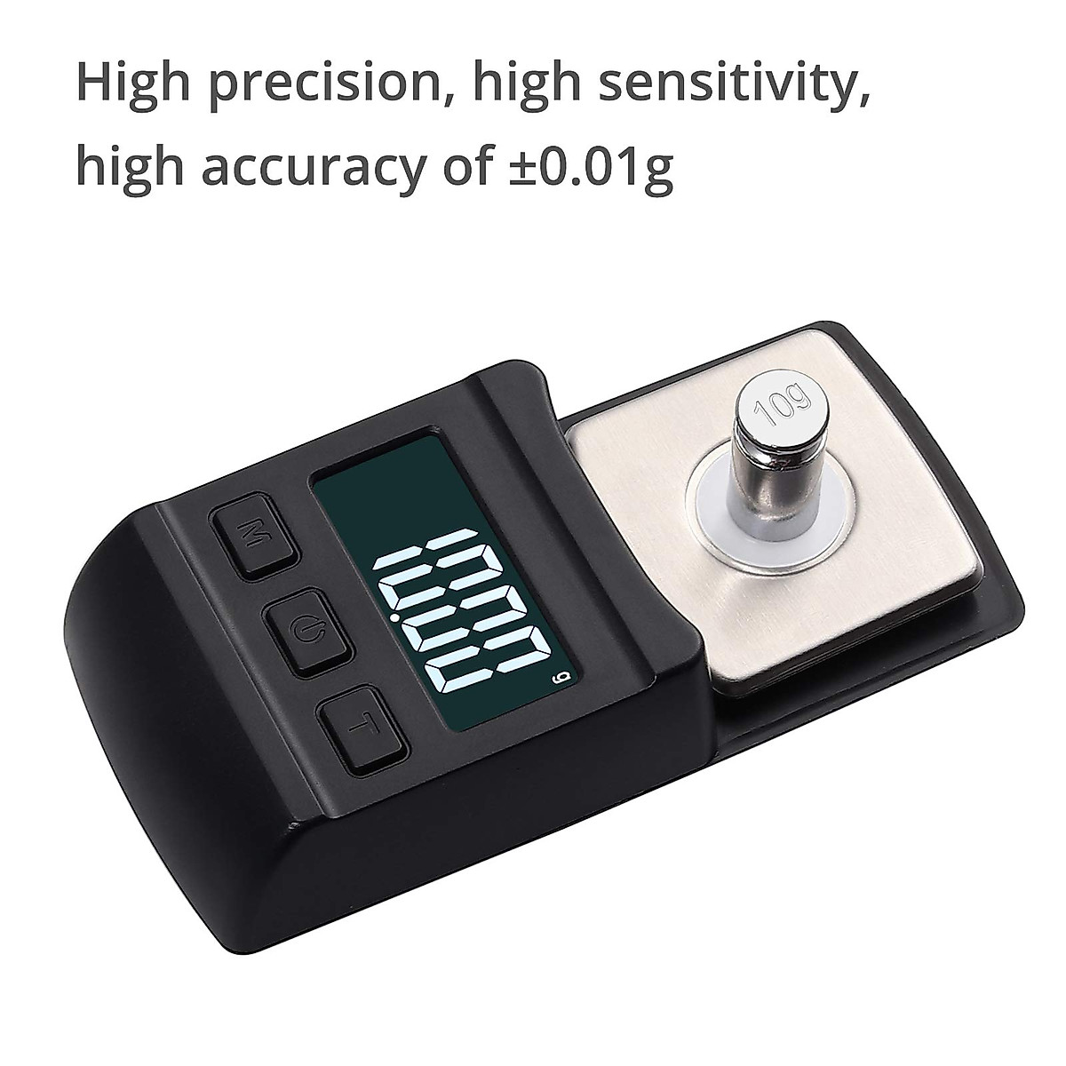 Neoteck Digital Turntable Stylus Force Scale Gauge 0.01g/100g Blue LCD Backlight for Tonearm Phono Cartridge