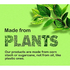 Biodeck Biodegradable and Compostable Waste Bin Liners, 30 Counts, 13.2 Gallon (50L) Compost Bags Kitchen Trash Bags, Certified by TUV Austria Ok Compost