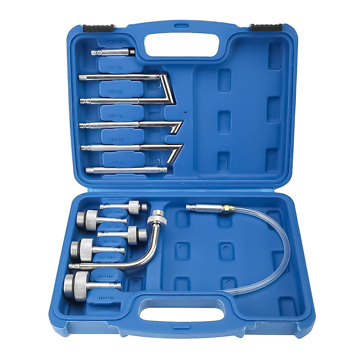 BTSHUB 13Pcs/Set Oil Fill Adapter, ATF Adapters for Transmission Fluid Oil Filling Filler Connector Tool Kit Fit for Ford/VW/Audi/Honda