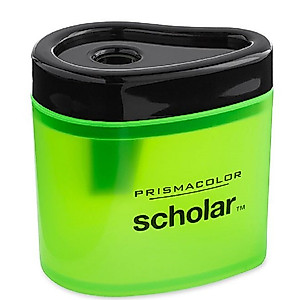 Prismacolor Premier Soft Core Colored Pencil, Set of 24 Assorted Colors (3597T) + Prismacolor Scholar Colored Pencil Sharpener (1774266)