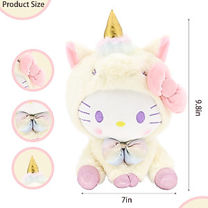 Kawaii Plush Dolls,Cute Plush Dolls,Cartoon Stuffed Animals Plush Toy Anime Kawaii Cute Soft Plushie Appease Girls Doll Toys Gifts (D)