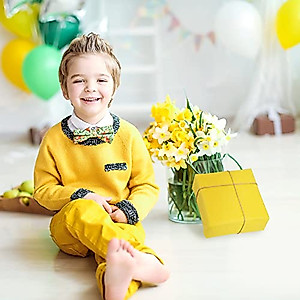 100 Sheets Black Orange Yellow Tissue Paper for Gift Bags,Gift Wrapping Paper for Harvest Fall Thanksgiving Holiday Party,13.8 x 19.7"