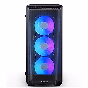 Phanteks Eclipse P400A Digital ATX Mid-tower(PH-EC400ATG_DBK01), Mesh Front Panel, Tempered Glass, Digital-RGB, Black