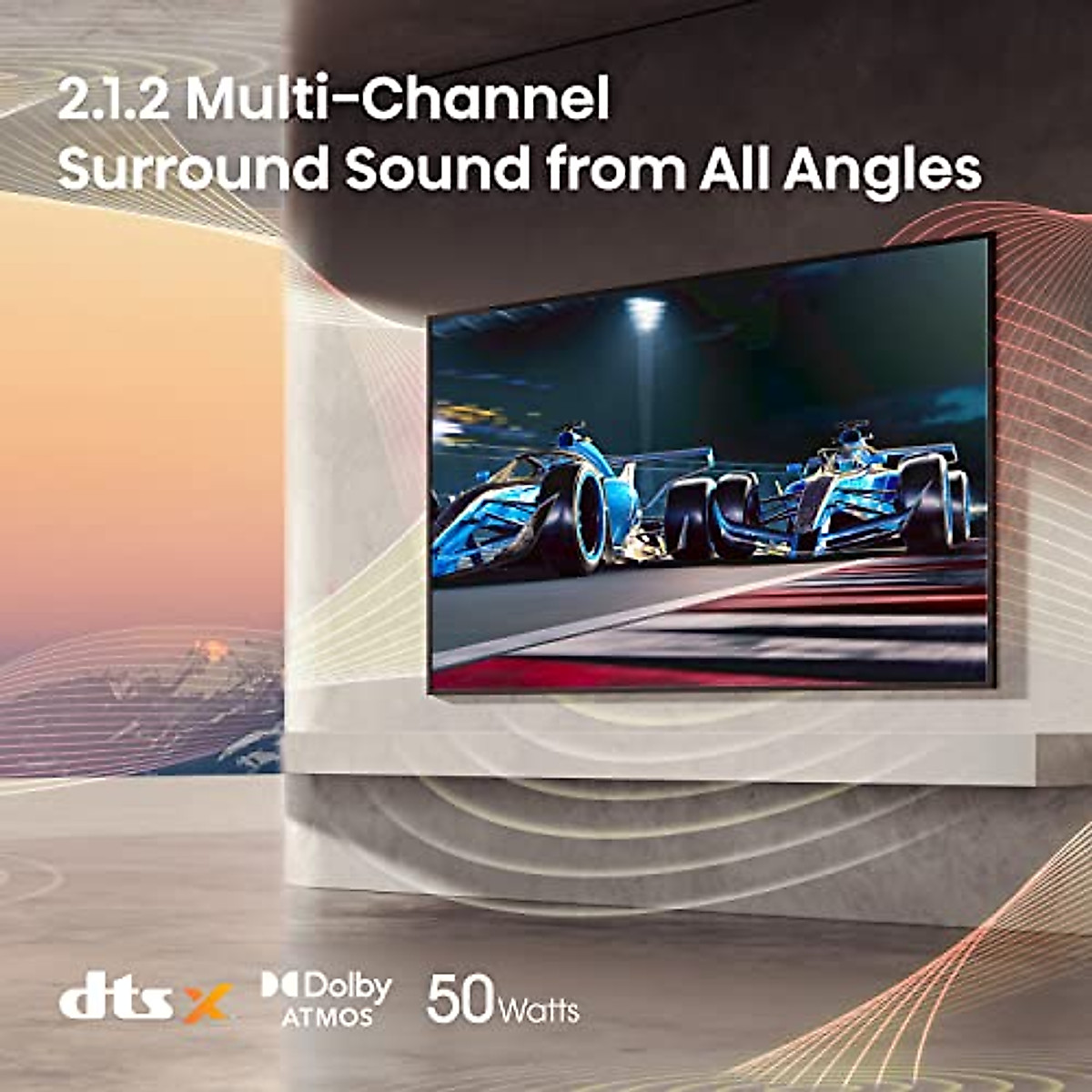 Hisense 75-Inch Class U8 Series ULED Mini-LED Google Smart TV (75U8K, 2023 Model) - QLED, Native 144Hz, 1500-Nit, Dolby Vision IQ, Full Array Local Dimming, Game Mode Pro, Compatible with Alexa
