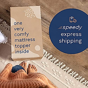 ViscoSoft 3 Inch Memory Foam Mattress Topper Queen - Select High Density Ventilated Mattress Pad - Removable Bamboo-Rayon Cover