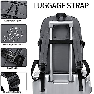 Vendra Moka Waterproof Laptop Backpack Purse for Women and Men, Hiking Travel Backpack