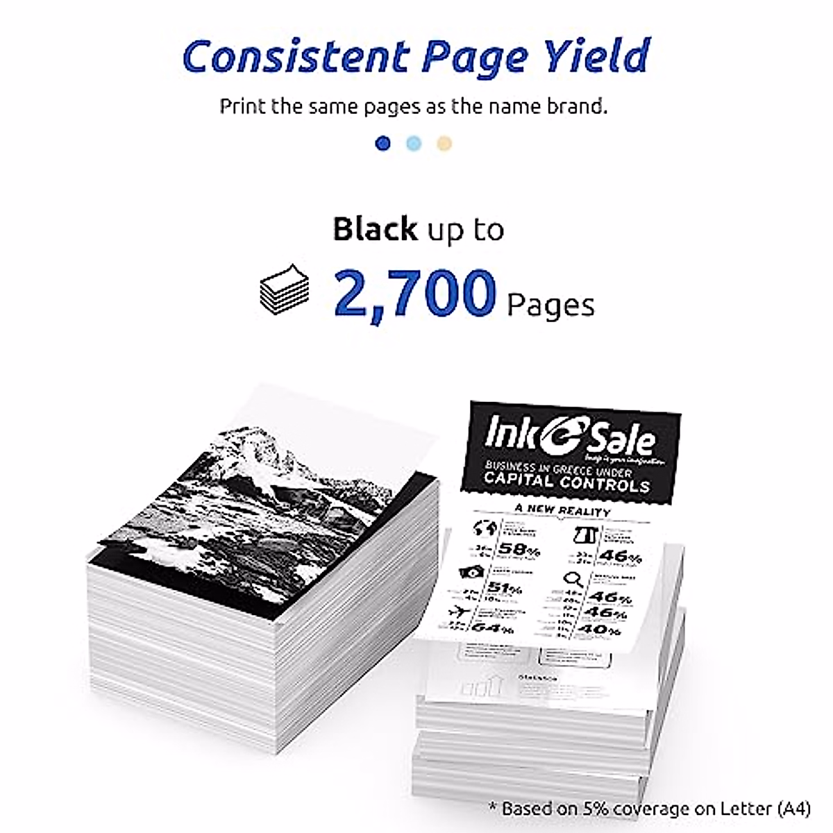 INK E-SALE Compatible 80A 05A Toner Cartridge Replacement for HP CF280A CE505A for HP LaserJet Pro 400 M401d M401dn M401n M401dw M425dn M425n M425d M425w M425dw P2055 P2055d P2055dn P2035 P2035n 2Pack