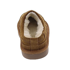 Koolaburra by UGG Kids' Braidee Slipper, Chestnut, 4