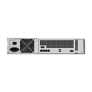 Synology RackStation RS2418+ NAS Server Bundle with Rail Kit, Intel Atom C3538 Quad-Core, 8GB DDR4, 24TB SATA HDD, Synology DSM Software