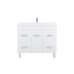 Alya Bath Ripley Bathroom Vanity, 42", White