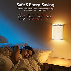 Wall Sconces Set of Two, Battery Rechargeable 3 Colors Changeable Dimmable Wall Lights Fixtures with Remote Control Fabric Height Wall Lamp Sconces for Bedroom Living Room Hallway