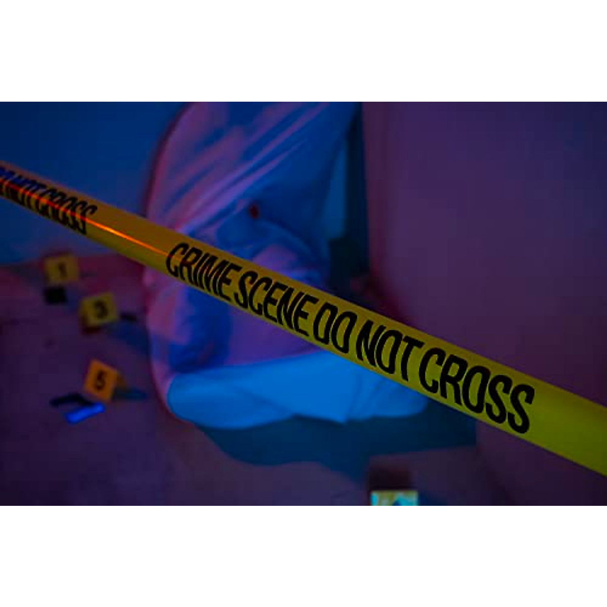 Crime Scene Do Not Cross Barricade Tape 3 X 100 • Bright Yellow with a Bold Black Print • 3 in. Wide for Maximum Readability • Tear Resistant