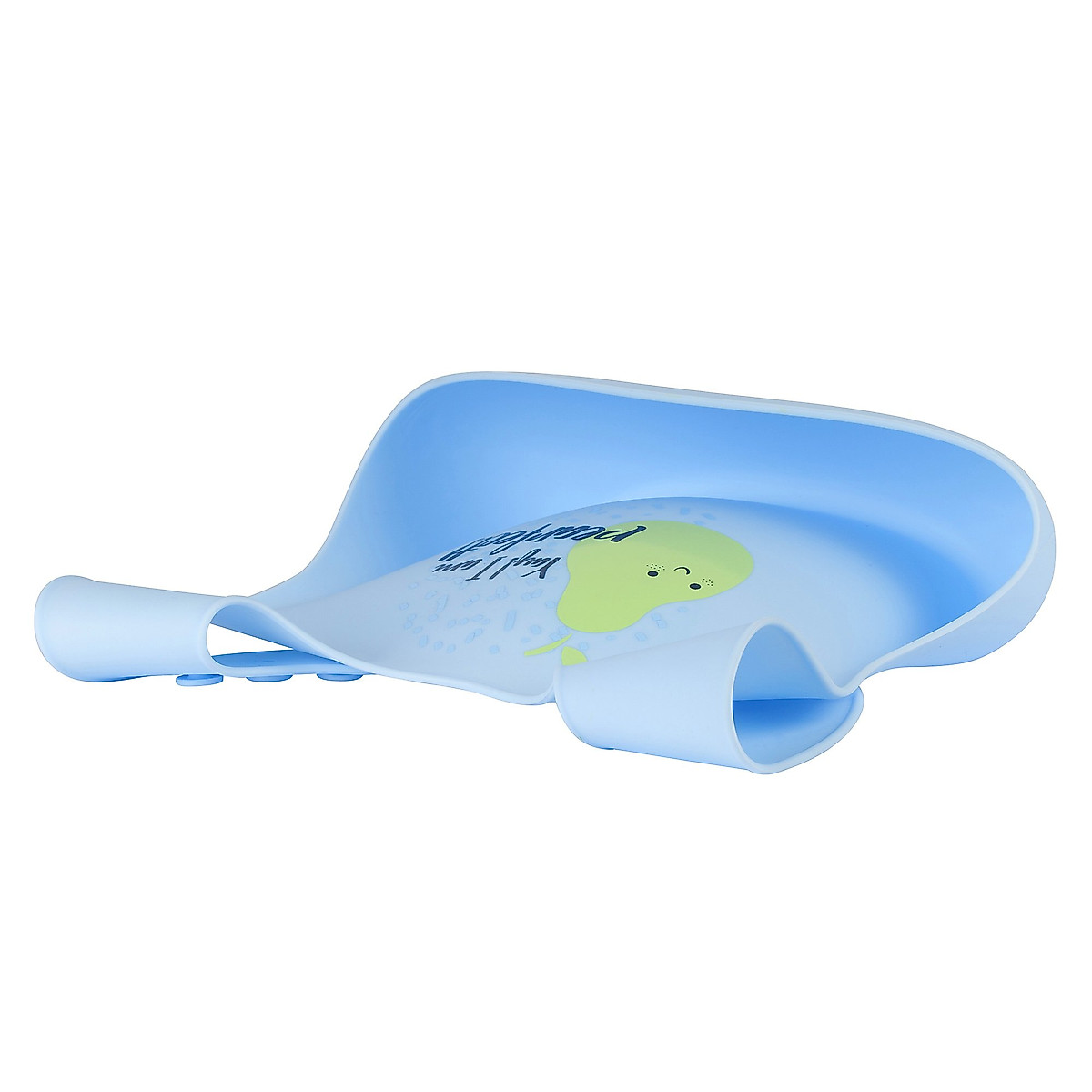 Kiddo Feedo Silicone Baby Bib, Unisex Designs for Boys and Girls, Waterproof and Easy to Clean, Blue