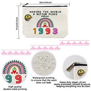 31th Birthday Gifts for Women, Anniversary Funny 31 Year Old Gift Ideas for Her, 1993 Small Makeup Bags for Women, Wife, Sister, Best Friend Female, Mothers Day, Christmas Party, Cosmetic Travel Bag