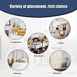 ReunionG 4-Panel Room Divider, 6 FT Wide Steel Frame Screen, Folding Privacy Partition, Freestanding Room Dividers for Home Office (Brown)