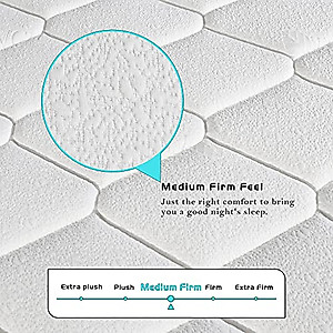 CHEVNI Full Mattress, 10 inch Hybrid Mattress with Gel Memory Foam,Motion Isolation Individually Wrapped Pocket Coils, Euro Top Design Full Size Mattresses