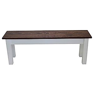 1776 Rustic Farmhouse Dining Bench