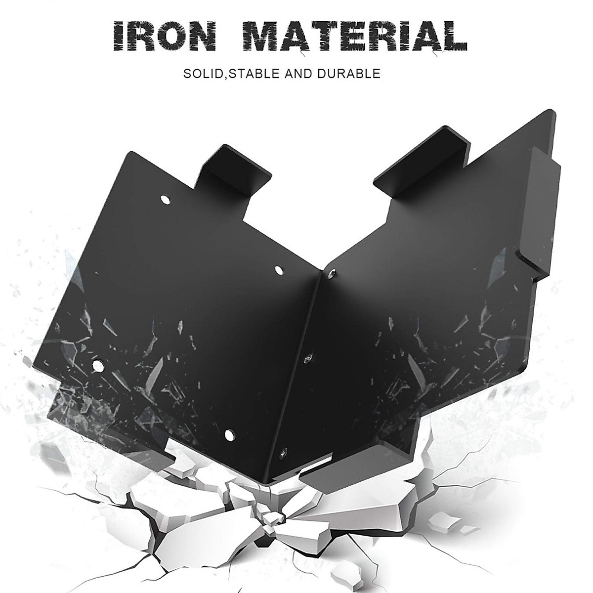 Wall Mount for Xbox Series X, Wall Mount Wall Bracket Holder Horizontal Upward Facing, Media Furniture Audio Video Shelving