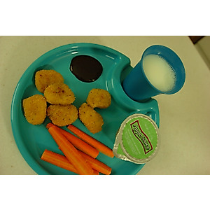 Microhearth 1.5-Quart Nonstick 4-piece Everyday Pan Set for Microwave Cooking, Red