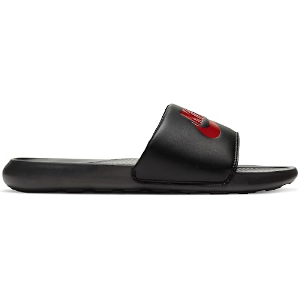 Nike Victori One Slide Black | Black | Red Size 11