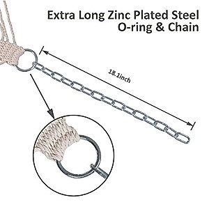 SUNCREAT Hammocks 15 FT Quick Dry Hammock Double Size with Hardwood Spreader Bar, 2 Person Hammock for Outdoor Patio Yard Poolside, 450 lbs Capacity, Blue