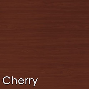 Linea Italia Office Reception Desk, 48" x 24" x 45", Cherry