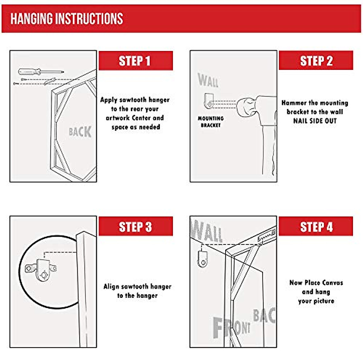 Renditions Gallery Witch and Graveyard Wall Art, Spooky Halloween Decorations, Full Moon, Dark Cemetery, Premium Gallery Wrapped Canvas Decor, Ready to Hang, 32 in H x 32 in W, Made in America Print