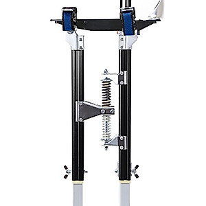 GypTool Pro 18" - 30" Drywall Stilts - Black