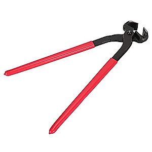 Zerodis Professional 16in Horse Farrier Hoof Trimmer, Steel Hoof Nipper Trimmer Cutter Pull Nails Tool