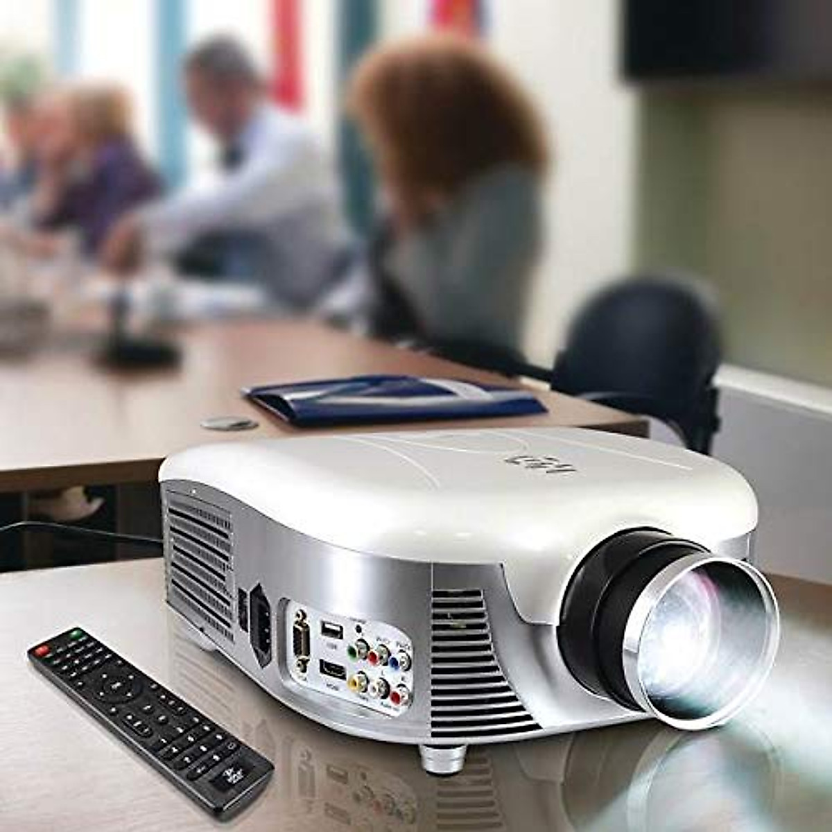 Pyle PRJD907 Widescreen,1080p HD Support,Up to 140-Inch Display LED Projector