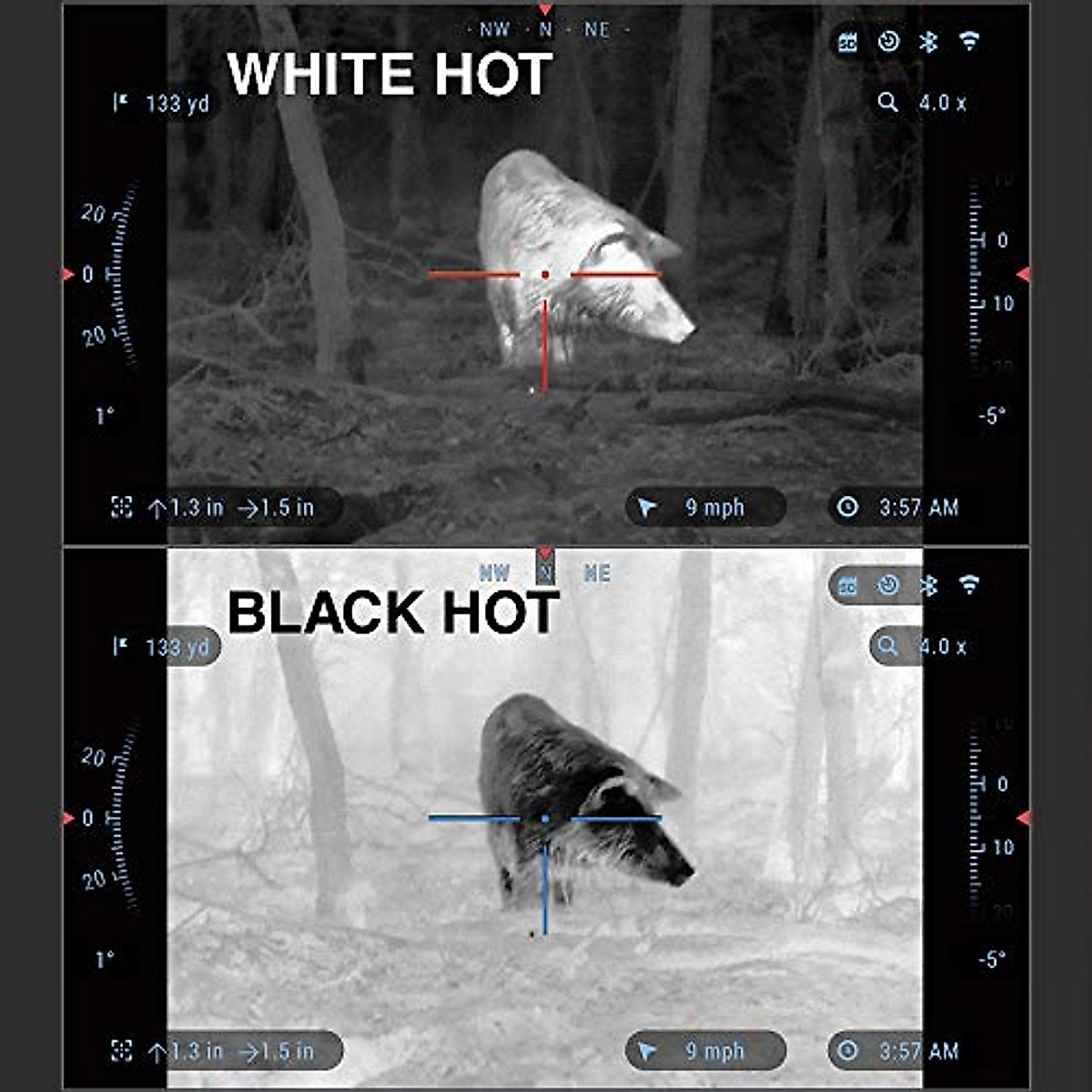 ATN Thor 4 384x288, 2-8x Thermal Scope w/Video rec in HD, Smooth Zoom, Bluetooth and Wi-Fi (Streaming, Gallery & Controls)