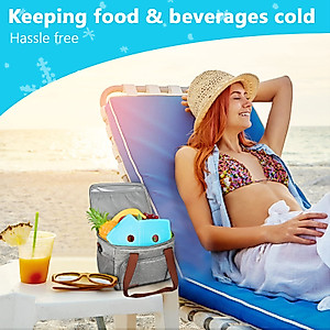 Cool Coolers Reusable ice Packs for Lunch Bags & Lunch Box - ice Packs for Cooler - MIYCOO