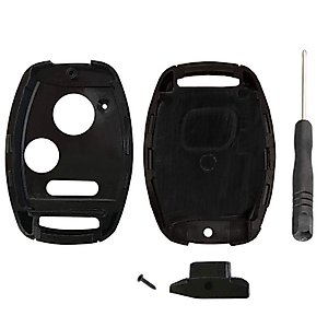 Key Fob Case Shell for Honda Accord Civic CR-V & More (Swap Your Original Blade)