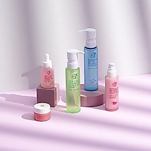 W7 Self-Care Skincare Set - 5 Step Daily Routine - Moisturizer, Serum, Toner, Cleanser & Lip Mask - Full Size Skin Care Kit for Natural, Beautiful Skin