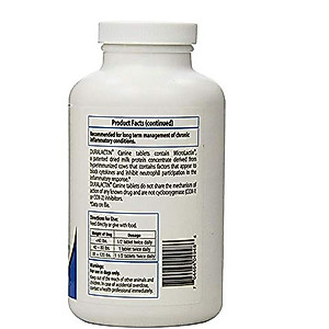 Duralactin Canine 1000mg 180ct Chewable Tabs for Dogs Vanilla Flavored