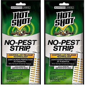 Hot Shot 100046114 No-Pest Strip, Pack of 2