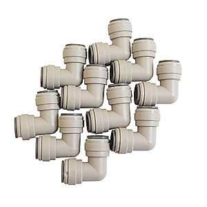John Guest Union Elbow 1/4" Tube 10 Pack