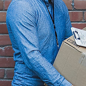 22 Anti-Loss Black Lanyard Pen Holder Silicone Pen Necklace for Teachers Construction Workers Doctors Nurses Attendants Carpenters Contractors Professionals Easy to Insert and Remove Easy to Write