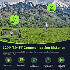 BILIYIP Wireless Lapel Microphone, 2.4GHz Plug-Play, Compatible with iPhone, iPad, 48H Charging Case, Noise Reduction, Auto Syncs