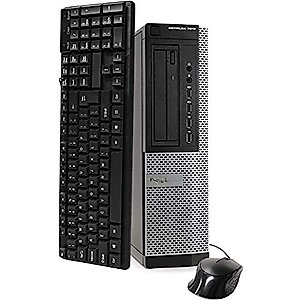 Dell Optiplex 7010 Desktop Computer - Intel Core i7 Up to 3.8GHz Max Turbo Frequency, 16GB DDR3, New 1TB SSD, Windows 10 Pro 64-Bit, WiFi, USB 3.0, DVDRW, 2X Display Port (Renewed)