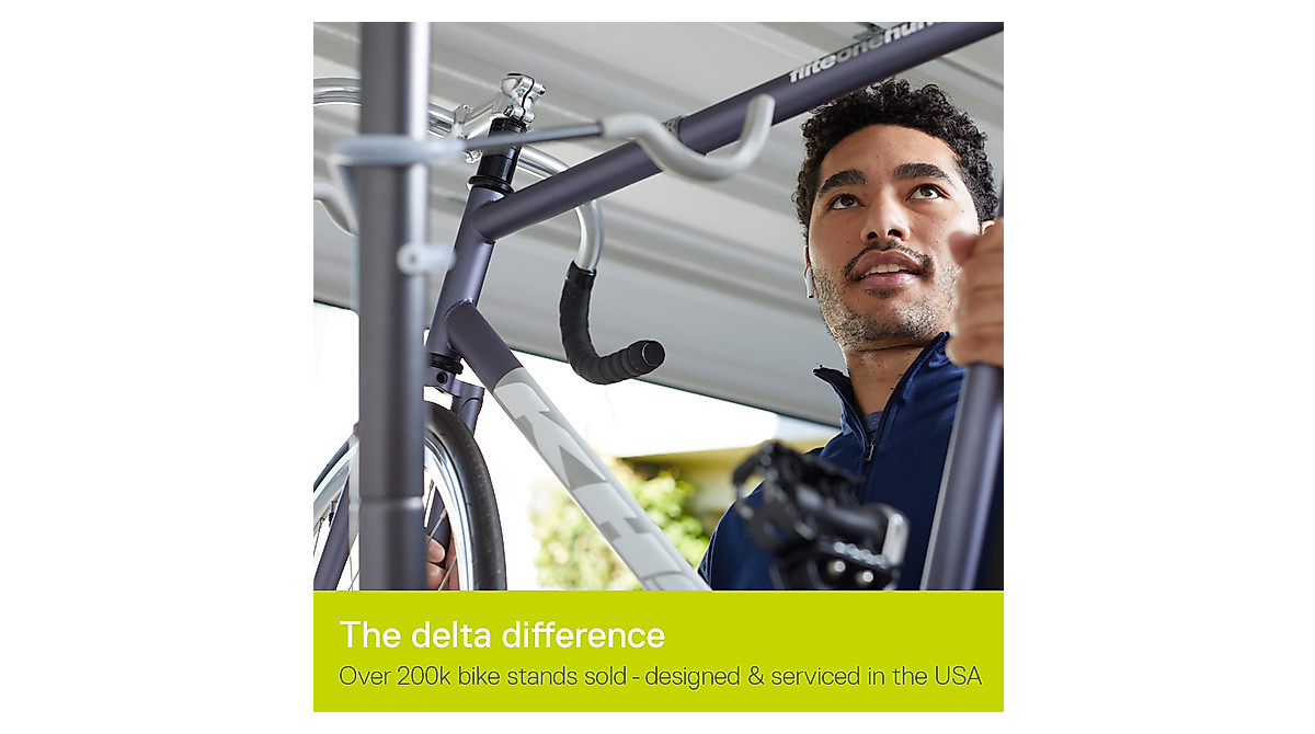 Delta Cycle Michelangelo Bike Rack - Space-Saving Vertical Storage