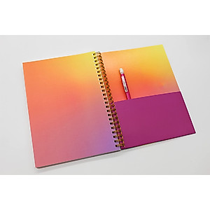 Tetris To Do List Daily Task Checklist Planner Time Management Notebook by Bright Day Non Dated Flex Cover Spiral Organizer 8.25 x 6.25